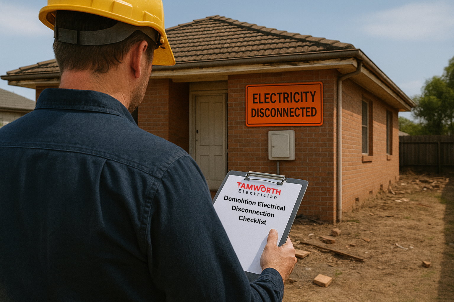Free Demolition Electrical Disconnection Checklist